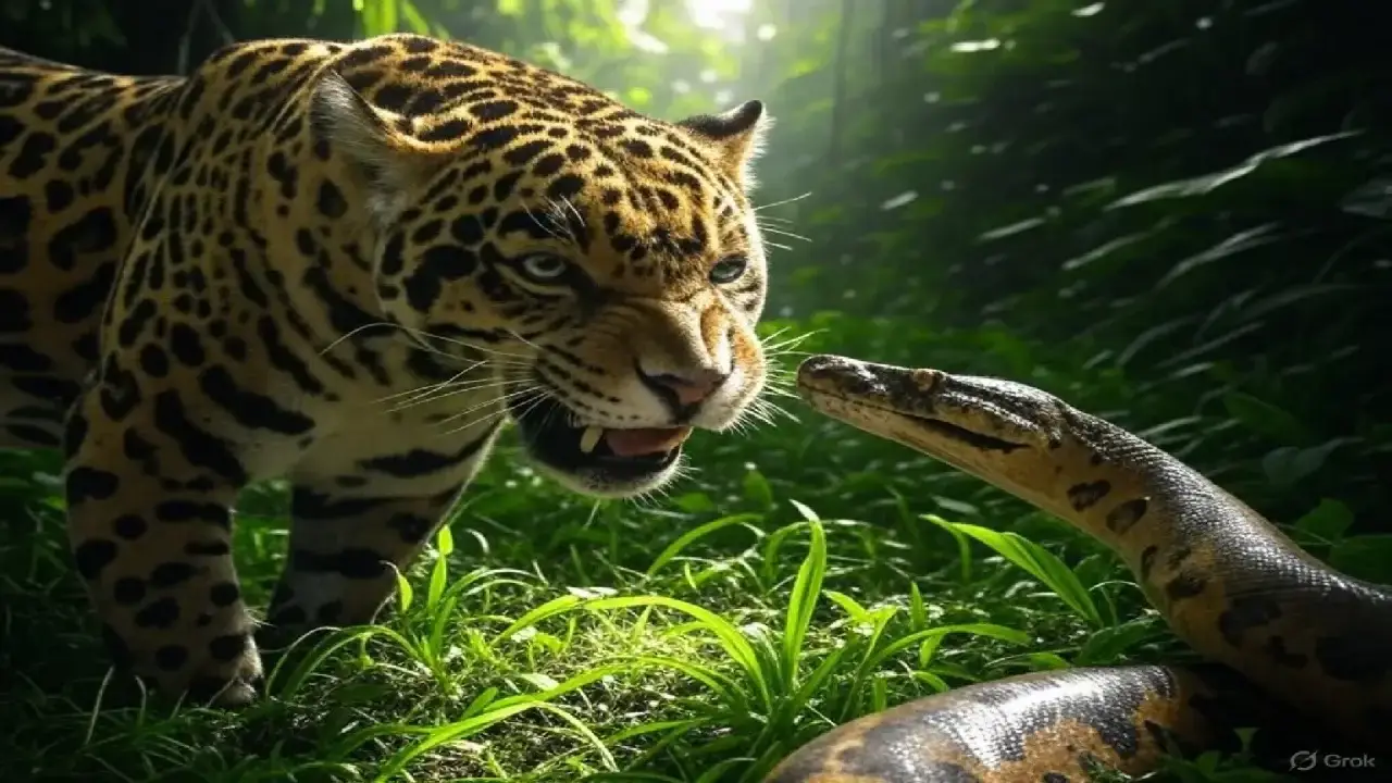 Jaguar vs Anaconda: A Clash of Titans - Impressive Nature